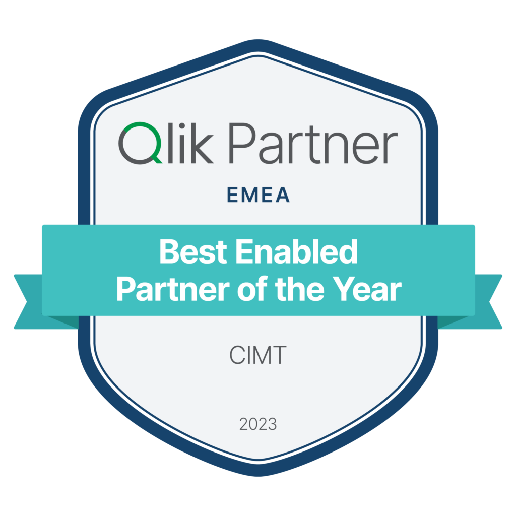 cimt ist Qlik Best Enabled Partner of the Year 2023 in EMEA